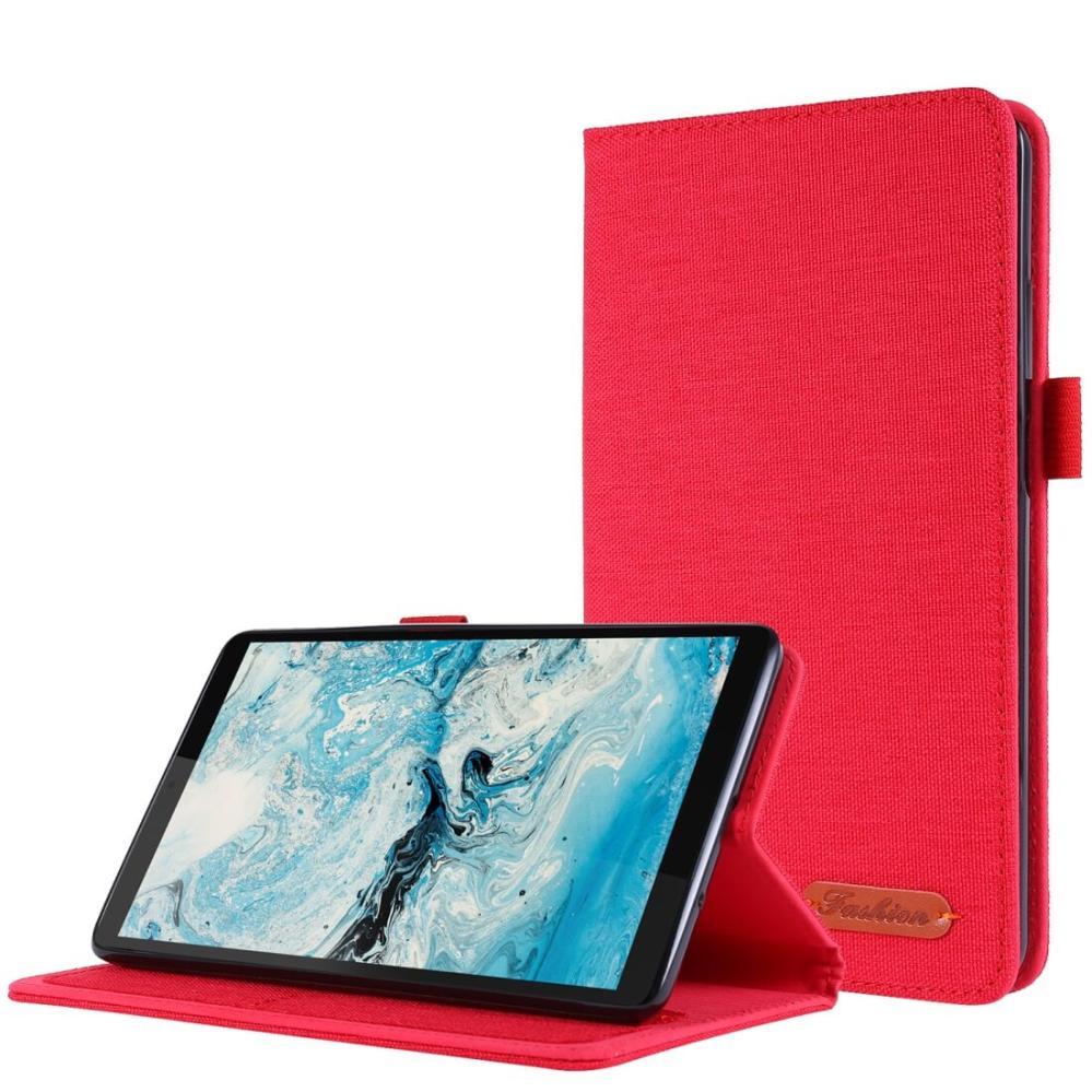 Köp Fodral för Lenovo Tab M7 Röd textil | Kamda