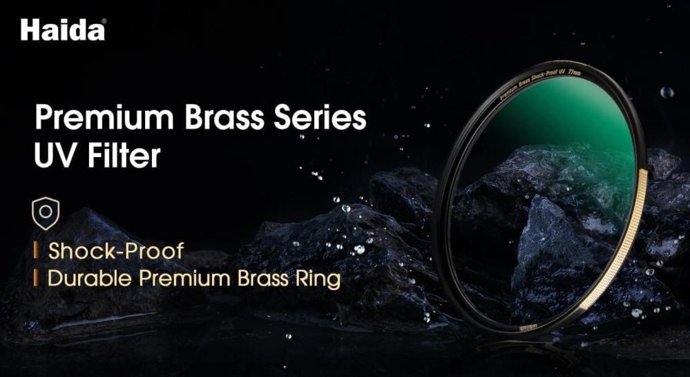 Haida Premium Brass UV-filter 58mm – tålig mässingsram