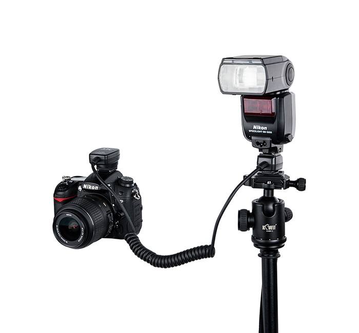 JJC FC-N3A TTL-blixtkabel 1,3 m – motsvarar Nikon SC-28